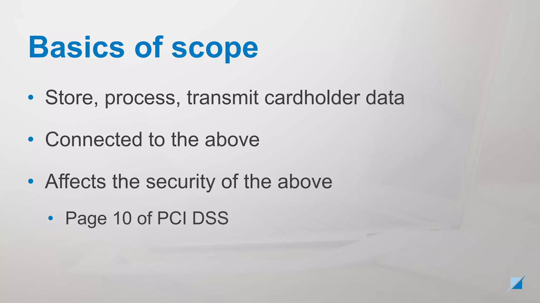 Determining Scope for PCI DSS Compliance | PDF