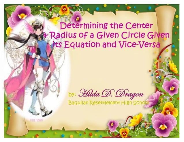 Determining the center and the radius of a circle | PDF | Physics | Science