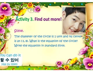 Determining the center and the radius of a circle | PDF