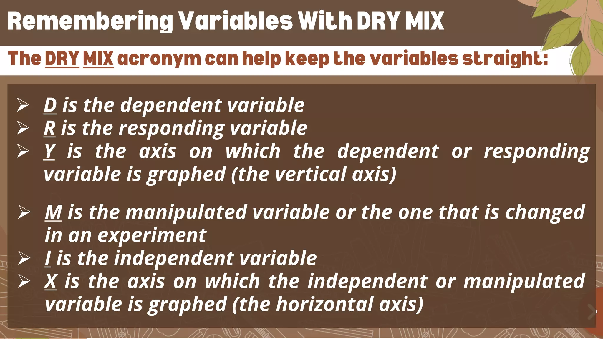 Determining the Dependent and Independent Variables [Autosaved].pptx