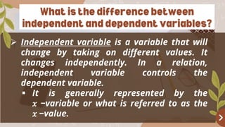 Determining the Dependent and Independent Variables [Autosaved].pptx