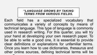 Determining the Meaning of Terminologies using Dictionary,.pptx