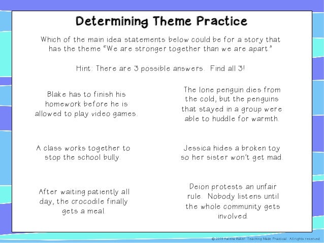 Determining Theme Slideshow