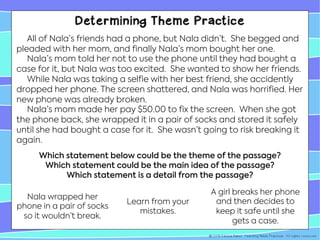 Identifying the Theme of a Story Slideshow | PDF