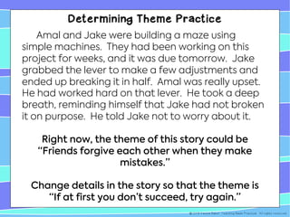 Identifying the Theme of a Story Slideshow | PDF