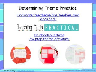 Identifying the Theme of a Story Slideshow | PDF