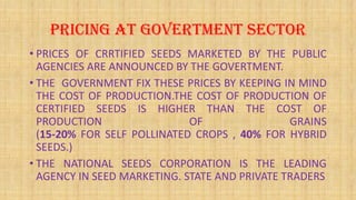 Determining the price of seed | PDF