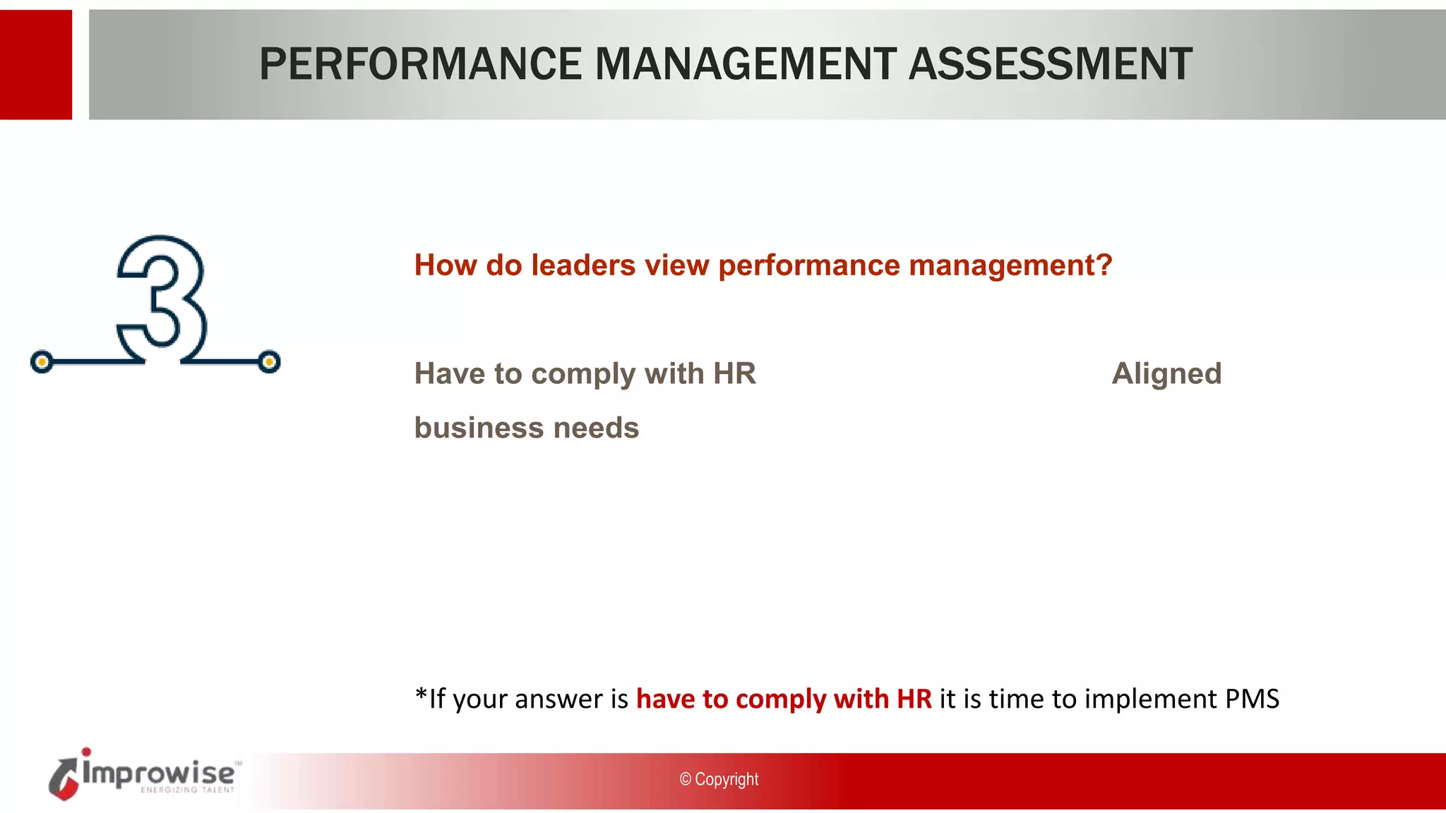 Implement Performance Management System - Improwise | PPT