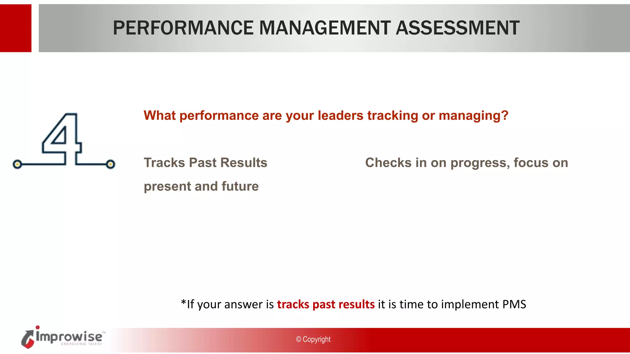 Implement Performance Management System - Improwise | PPT