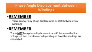 Determining Transformer Phase Angle Displacement.pptx