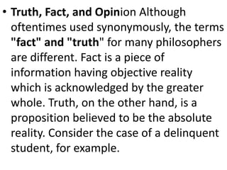 Determining Truth philosophy for grade 11 .pptx