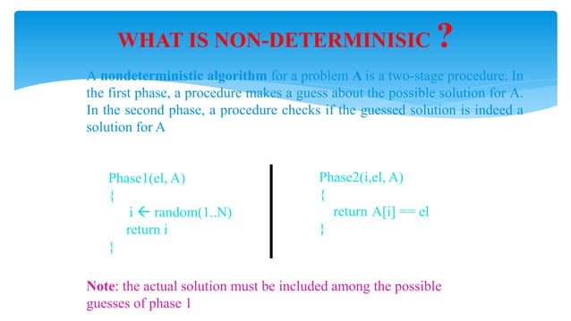 Deterministic and non | PPTX