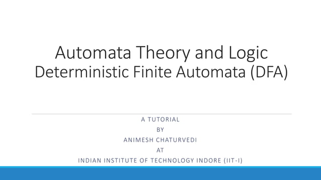 Deterministic Finite Automata Dfa Pdf Programming Languages 1500