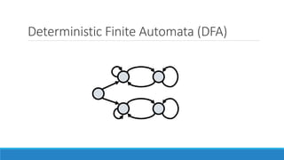 Deterministic Finite Automata (DFA) | PDF