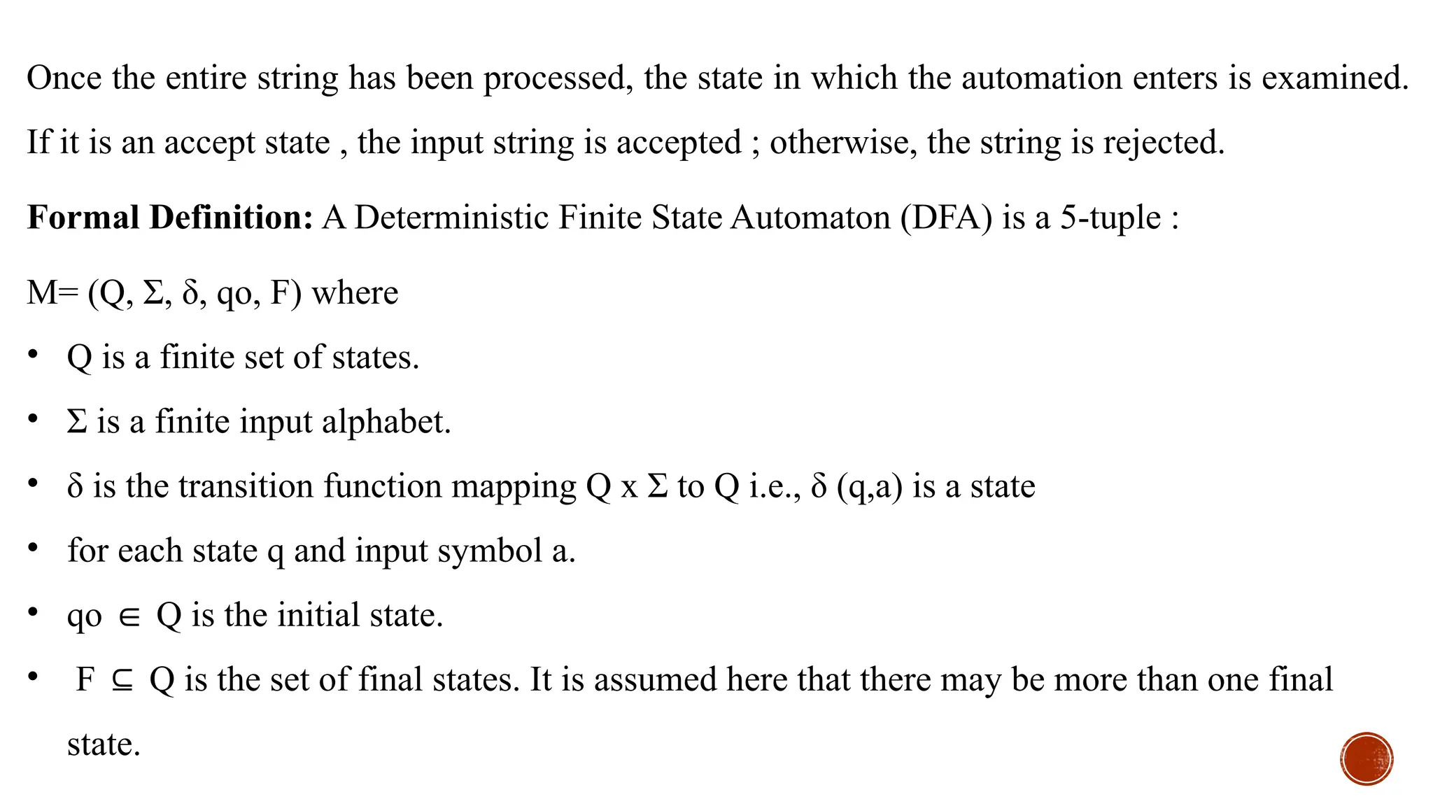 Deterministic Finite Automata (DFA).pptx Deterministic Finite Automata (DFA).pptx