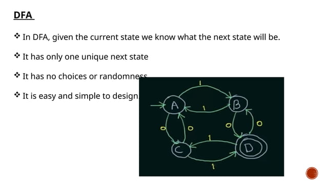 Deterministic Finite Automata Dfa Pptx