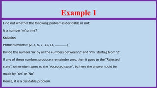 Finite Automata: Deterministic And Non-deterministic Finite Automaton ...