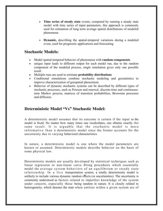 Deterministic vs stochastic | DOC