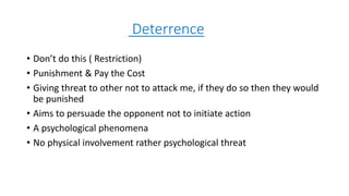 Deterrence | PPTX