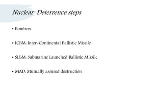Deterrence Theory in International Relations | PPTX
