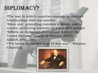 Deterrence and diplomacy | PPT