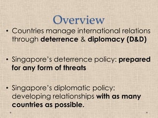 Deterrence & diplomacy | PPTX