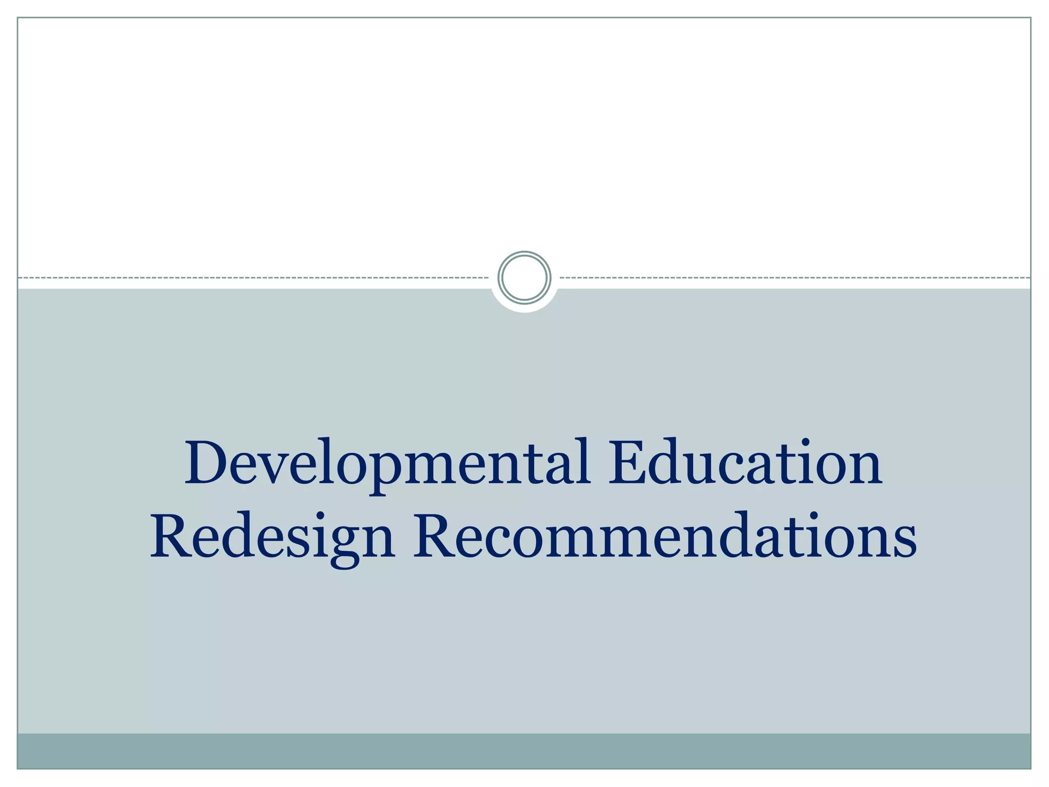 DETF recommendations Metro State | PPTX