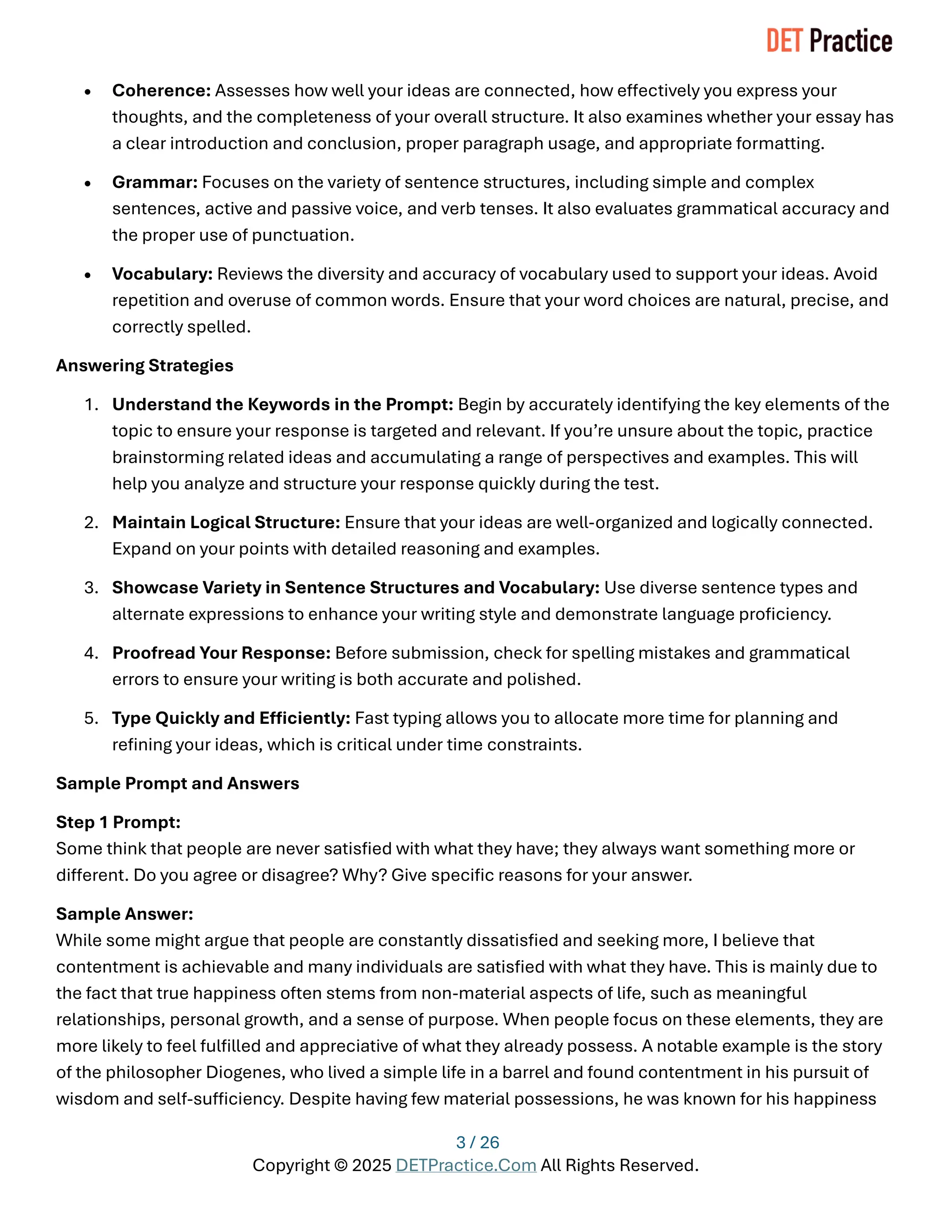 Duolingo English Test 2025 Guide: DET Success Simplified | PDF