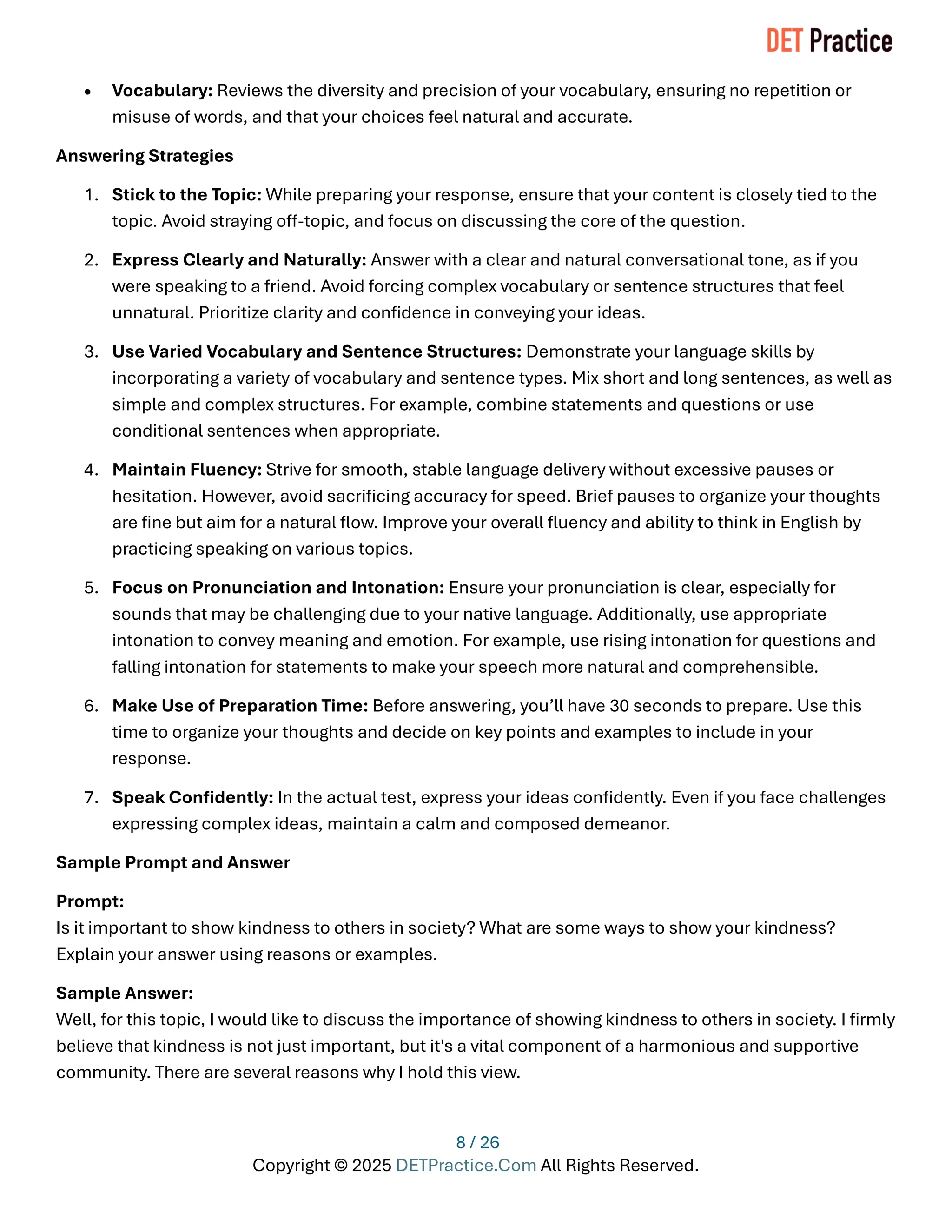 Duolingo English Test 2025 Guide: DET Success Simplified | PDF