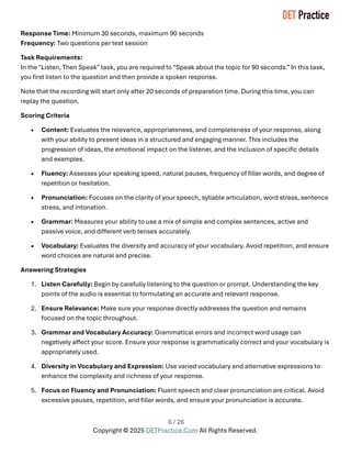 Duolingo English Test 2025 Guide: DET Success Simplified | PDF