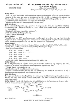 Dethi hsg-11-vinh phuc-2012-hoa | PDF