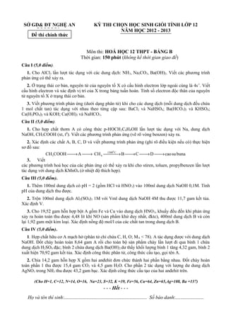 Dethi hsg-nghe an-l12-2013-hoa12-bangb | DOC