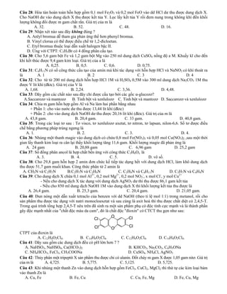 De thi dai hoc mon hoa (10) | PDF