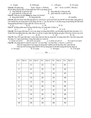 De thi dai hoc mon hoa (10) | PDF