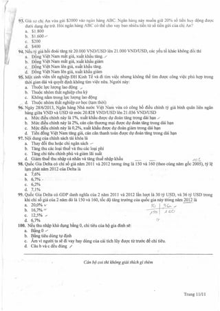 dap an de thi cao hoc ou 2013 kth | PDF