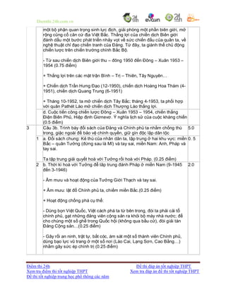 De thi thu mon su khoi c 2013 | PDF