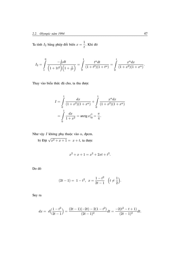 De thi va bai giai olympic toan (1993 2005) | PDF
