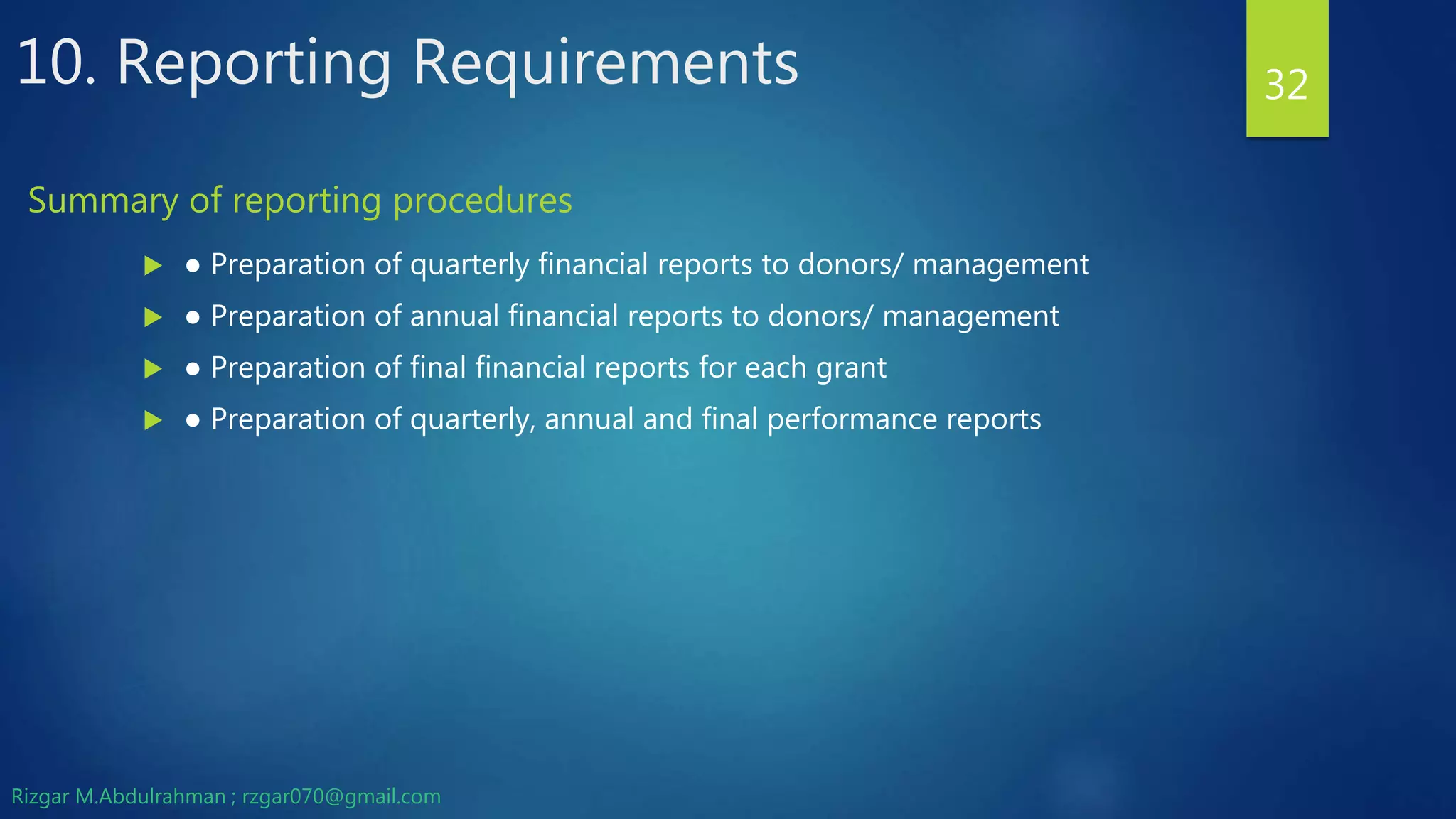 NGOs financial management | PPTX