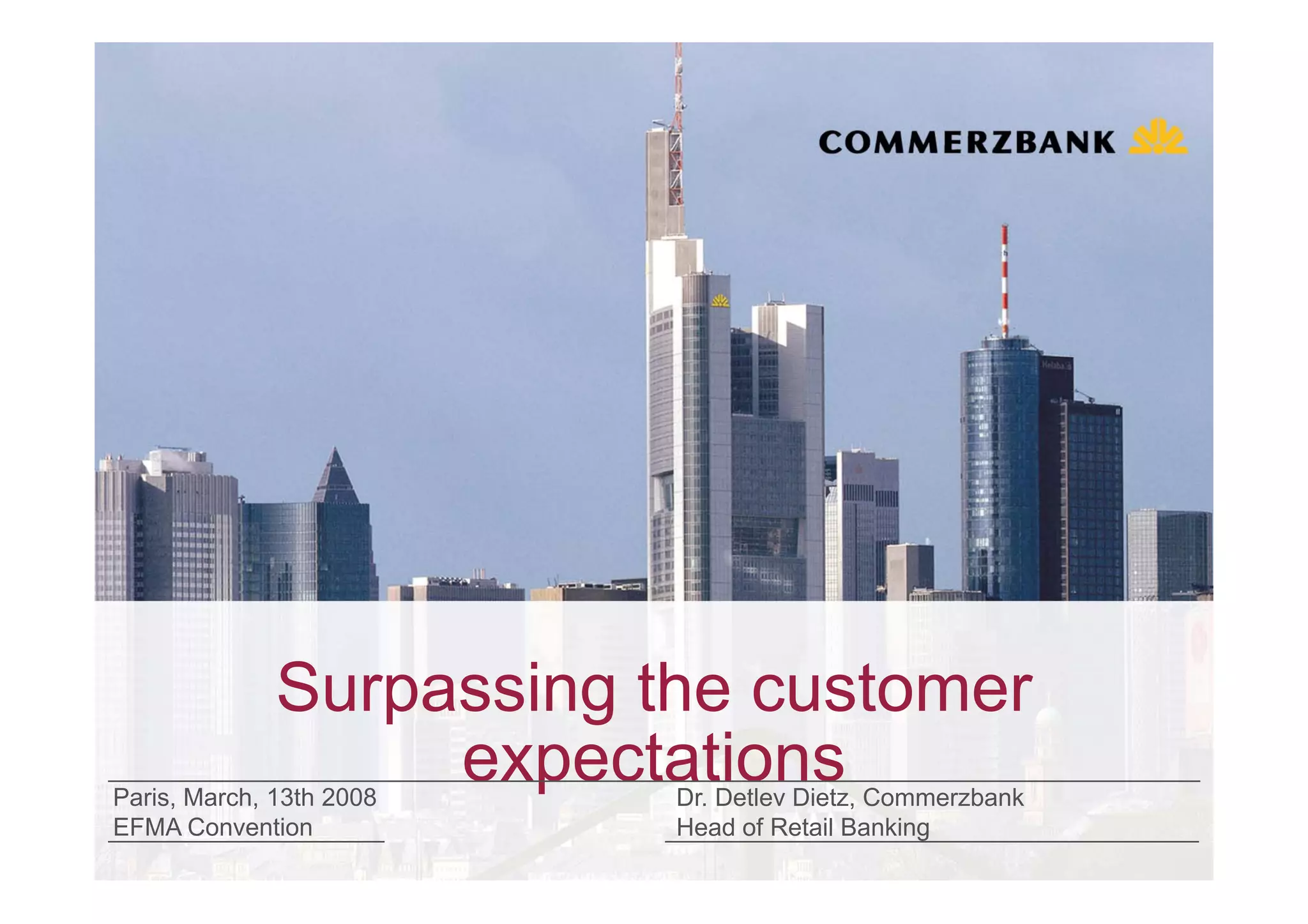 Detlev Dietz Commerzbank | PDF