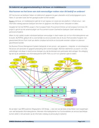 De toekomst van gegevensuitwisseling in de bouw en installatiesector | PDF