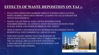 Detoration of tajmahal Shows how the Taj Mahal Colours changes because ...
