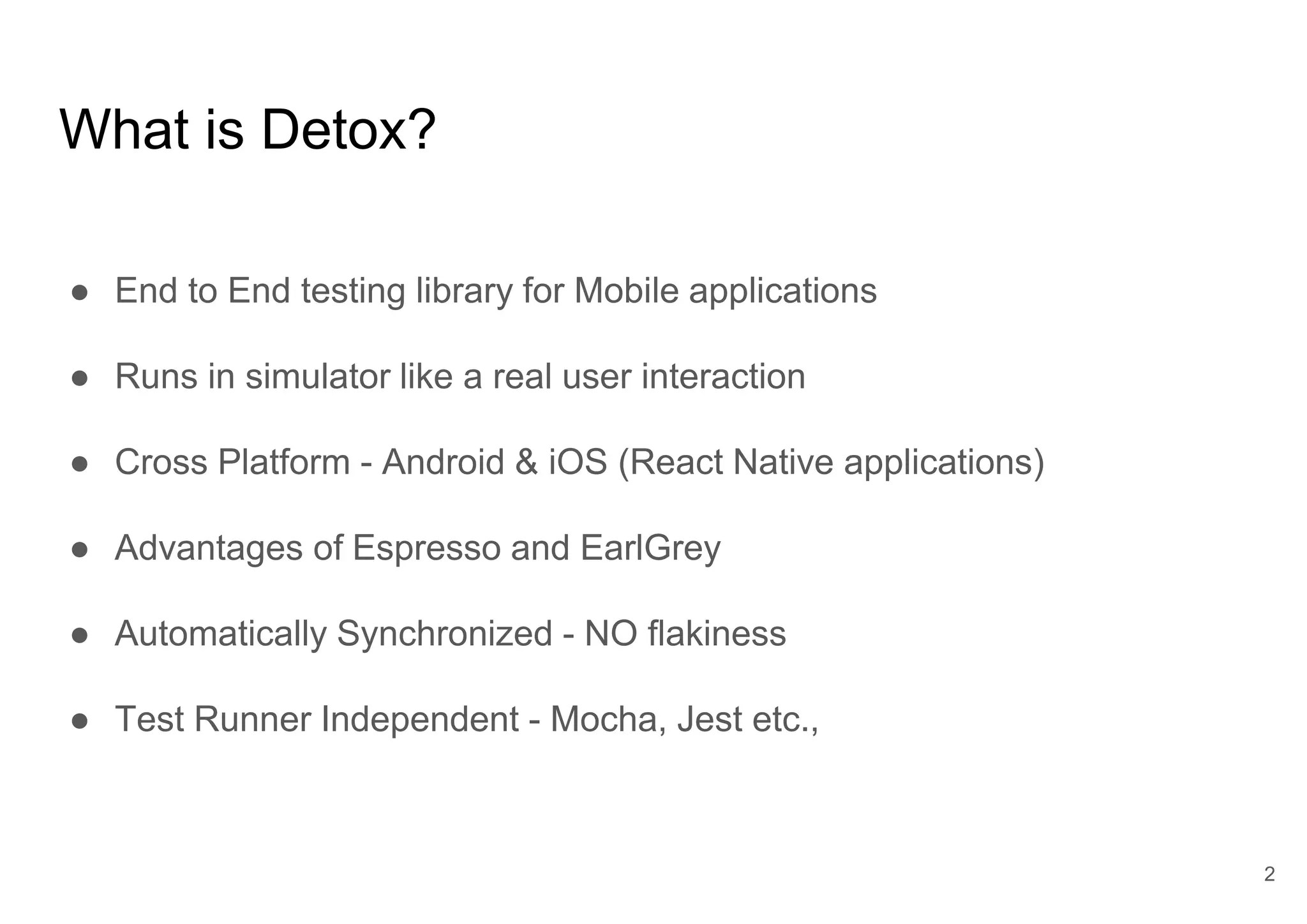 Detox Mobile Automation | PPTX | Mobile Games | Video Gaming