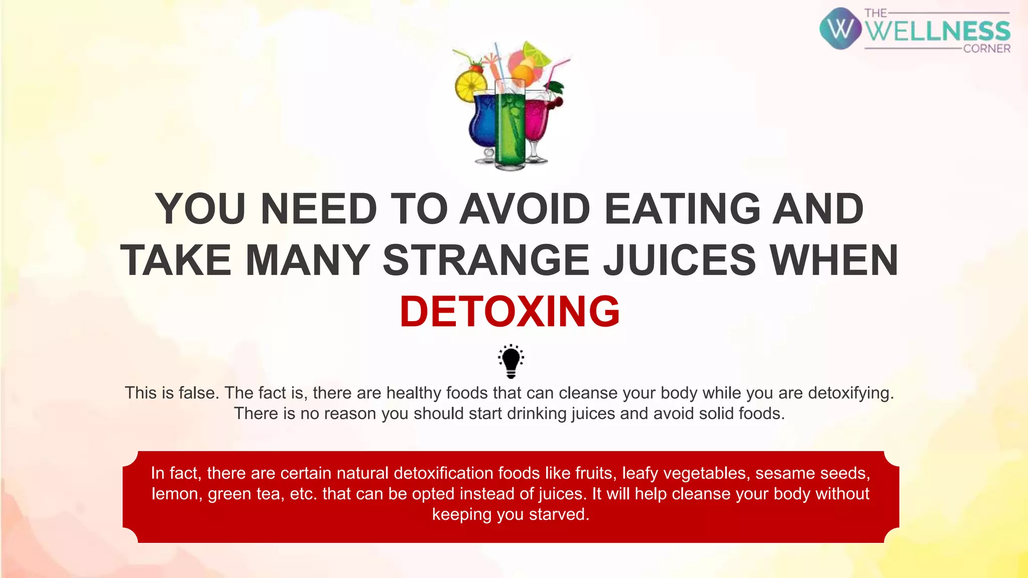 Detox Diet : Cleansing Your Body | PPTX