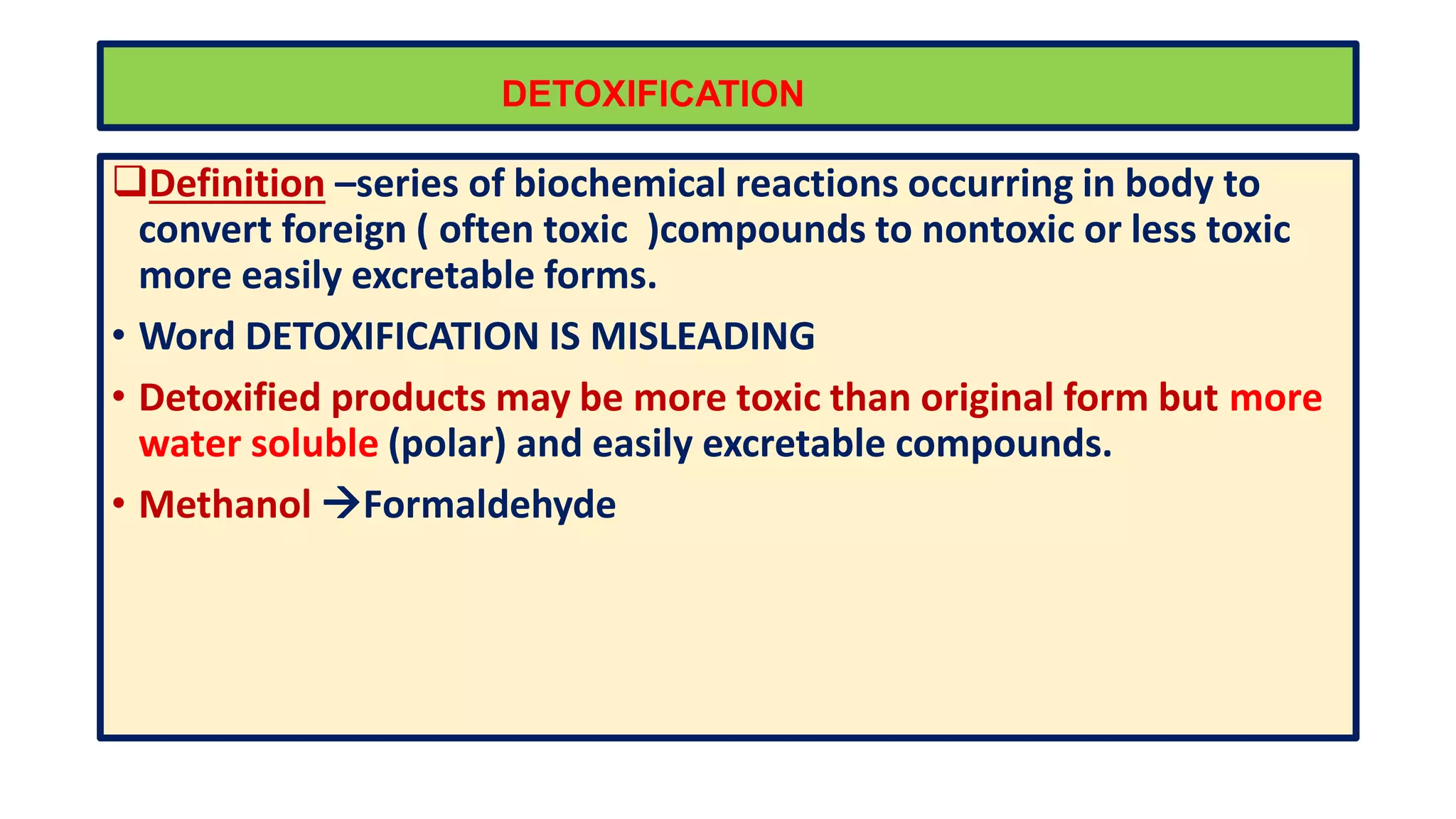 Detoxification | PDF