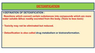 Detoxification | PDF