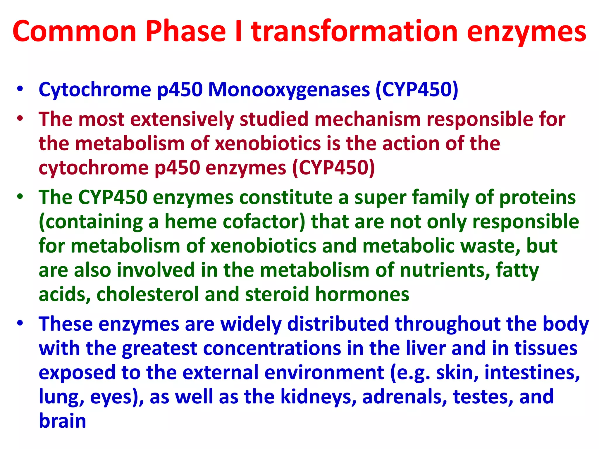 Detoxification phase i and ii | PPTX