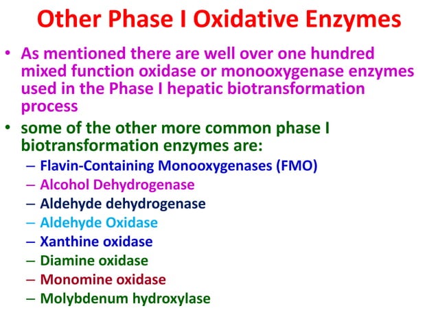 Detoxification phase i and ii | PPTX