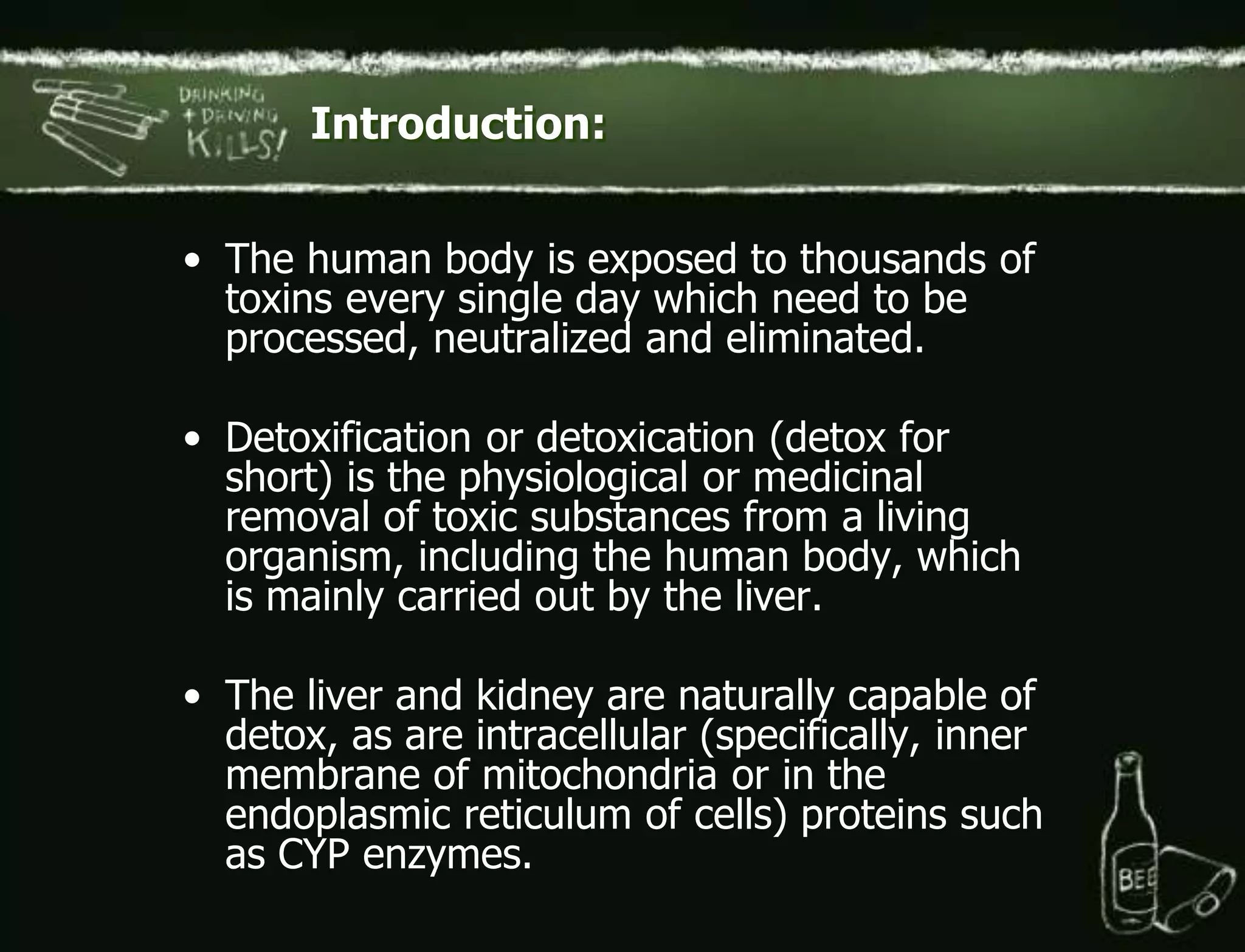 Detoxification by liver | PPTX