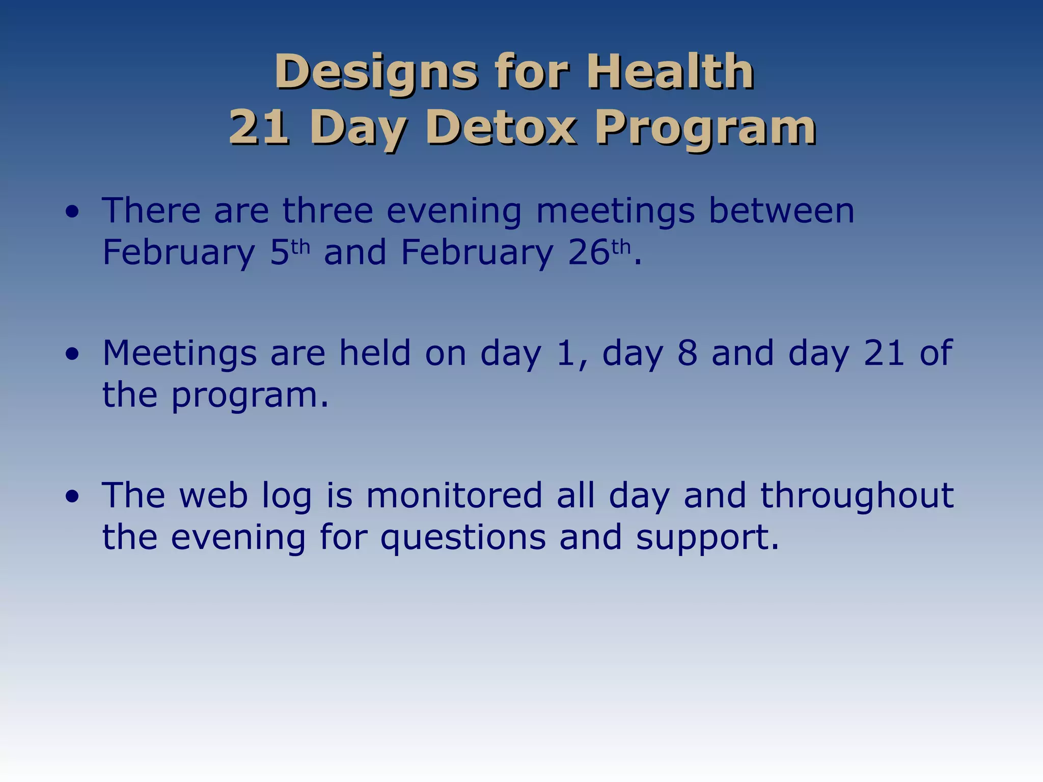 Detox Price I.Foresman | PPT