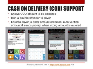 Vehicle Tracking & Proof Of Delivery (POD) Solution By Detrack | PPTX